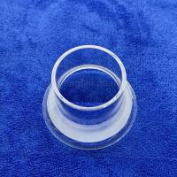 China Professional Custom Quartz Flanged Pipe High Temperature High Purity for sale