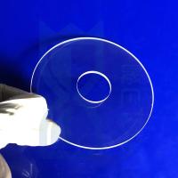 China Professional Custom Transparent Quartz Punching Sheet High Temperature Resistant for sale