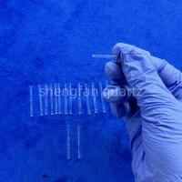 China 2.1mm Diameter Quartz Glass Rod Frosted Transparent for sale