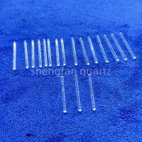China 2.1mm Diameter Quartz Glass Rod Frosted Transparent for sale
