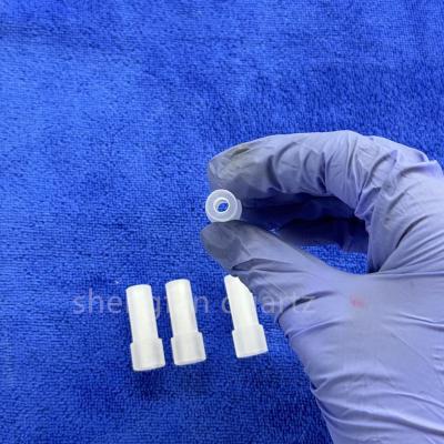 China Factory Custom High Precision Step Drilling Frosted Opaque Quartz Parts for sale