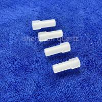 China Factory Custom High Precision Step Drilling Frosted Opaque Quartz Parts for sale