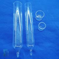 China SiO2 Laboratory Clear Silica Quartz Test Tubes End Sealing for sale