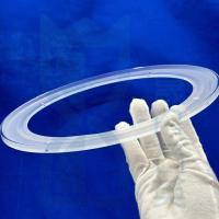 China Transparent Frosted Fused Silica Glass Stone Punching Ring for sale