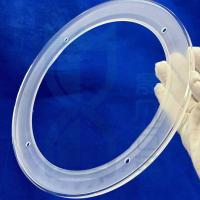China Transparent Frosted Fused Silica Glass Stone Punching Ring for sale