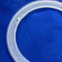 China Transparent Frosted Fused Silica Glass Stone Punching Ring for sale