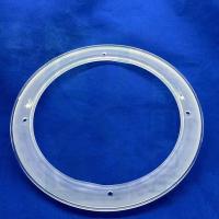 China Transparent Frosted Fused Silica Glass Stone Punching Ring for sale