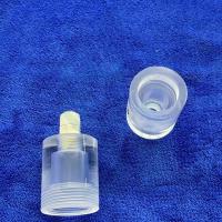China Fused Silicon Sealed Quartz Thread Pipe / Science Lab Glassware for sale