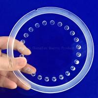China Custom Quartz Glass Step Sheet / Punch Sheet High Temperature for sale