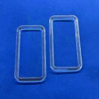 China Frosted Transparent Clear Quartz Glass Products Ring for sale