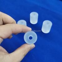 China High Purity Transparent Frosted Fused Quartz Glass Rod for sale