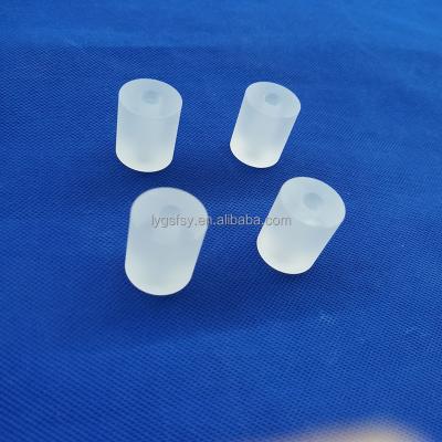 China High Purity Transparent Frosted Fused Quartz Glass Rod for sale