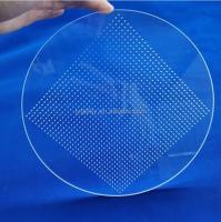 China 99.99% High Purity Quartz Plate Laser Grooving Fused Silica Quartz Glass Window Quartz Glass Sheet for sale