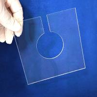 China Coustomization Transparent Uv Fused Silica Sheet Plate For Uvc Led Lamp for sale