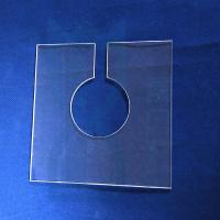 China Coustomization Transparent Uv Fused Silica Sheet Plate For Uvc Led Lamp for sale