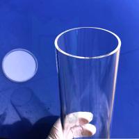 China SiO2 Fused Quartz Tube One End Sealing Bottom Or Round Bottom for sale