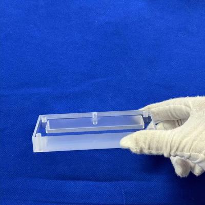China CNC Machining Of Quartz Punching And Grooving Sheet High Precision High Temperature for sale