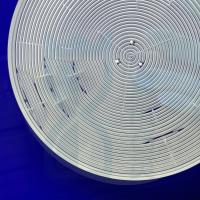 China Factory Custom High Precision Slotted Quartz Sheet Drilling Fused Quartz Transparent Polished for sale