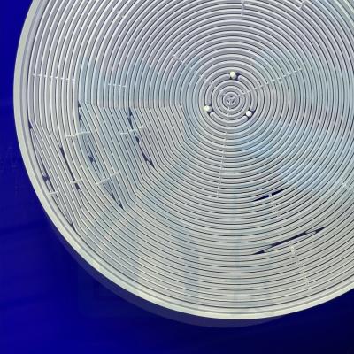 China Factory Custom High Precision Slotted Quartz Sheet Drilling Fused Quartz Transparent Polished for sale
