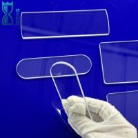 China High Permeability UV Quartz Window Sheet JGS1 / JGS2 / JGS3 Quartz Glass Sheet for sale