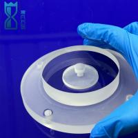 China Semiconductor Frosted Transparent Quartz Flake Quartz Flanges Corrosion Resistant for sale