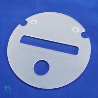 China Laboratory Special Corrosion Resistant Quartz Frosted Chip Quartz Punch Sheet Fused Quartz for sale