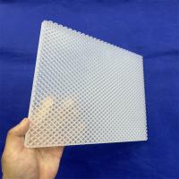 China High Temperature Resistant Semiconductor Custom Quartz Frosted Chip Quartz Slotted Sheet for sale