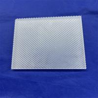 China High Temperature Resistant Semiconductor Custom Quartz Frosted Chip Quartz Slotted Sheet for sale