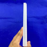 China High Temperature Resistant Semiconductor Custom Quartz Frosted Chip Quartz Slotted Sheet for sale