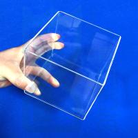 China High Temperature Corrosion Resistance Measurement Liquid Quartz Cuphor Quartz Container for sale
