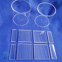 China High Temperature Corrosion Resistant Optical Window Quartz Sheet Penetrates Ultraviolet Fused Quartz for sale
