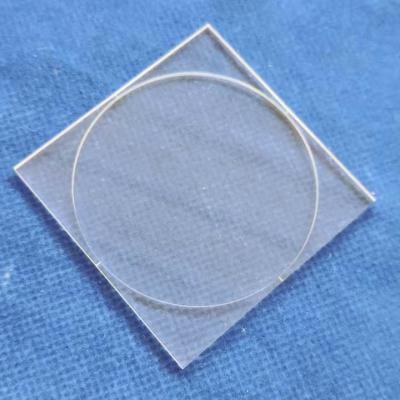 China Semiconductor Round Square Quartz Window Sheet High Temperature Resistant for sale
