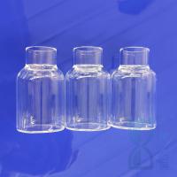 China Custom Measuring Solution Quartz Container Quartz Bottle Manufacturer for sale