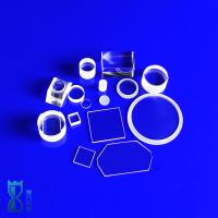 China Custom High Temperature Resistant Fused Silica  Square Quartz Glass Sheet Round Quartz Disc for sale