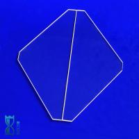 China Factory High Transparencye Fused Silica For Optical Window Custom Irregular Quartz Sheet Glass Plate for sale