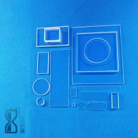 China Factory High Transparencye Fused Silica For Optical Window Custom Irregular Quartz Sheet Glass Plate for sale