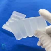 China Factory High Performance Fused Silica Custom Irregular Frosted Quartz Sheet Glass Plate for sale