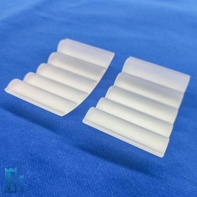 China Factory High Performance Fused Silica Custom Irregular Frosted Quartz Sheet Glass Plate for sale