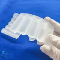 China Factory High Performance Fused Silica Custom Irregular Frosted Quartz Sheet Glass Plate for sale