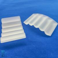 China Factory High Performance Fused Silica Custom Irregular Frosted Quartz Sheet Glass Plate for sale