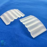 China Factory High Performance Fused Silica Custom Irregular Frosted Quartz Sheet Glass Plate for sale