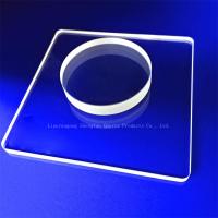 China Factory High Transparencye Fused Silica Custom Optical Quartz Sheet Glass Plate In Various Sizes for sale