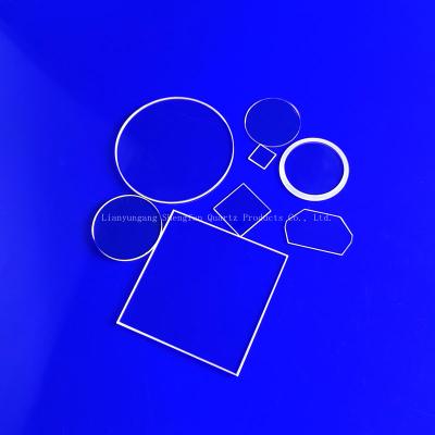 China Factory High Temperature Resistant Fused Silica Custom Optical Quartz Sheet Glass Plate for sale