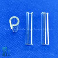 China High Transparencye Fused Silica Custom Semicircular Quartz Tubes Glass Pipe for sale