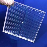 China CNC Finishing Custom High Temperature Quartz Slotted Polishing Scrub Sheet for sale