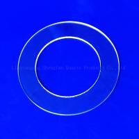 China High Light Transmittance Custom Round Quartz Flange Seal Transparent Sheet for sale