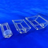 China Factory Custom Semiconductor High Temperature Corrosion Resistant Quartz Slotted Rod Quartz Boat for sale