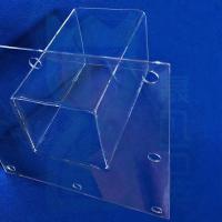 China 1100C High Temperature Resistant Quartz Glass Sheet For Punching In Semiconductor Photovoltaic Applications for sale