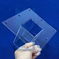 China 1100C High Temperature Resistant Quartz Glass Sheet For Punching In Semiconductor Photovoltaic Applications for sale
