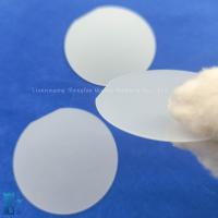 China Factory Custom Cassette Single Sided Polished Disc Frosted Quartz Glass Ultra-Thin Sheet Quartz Plate for sale